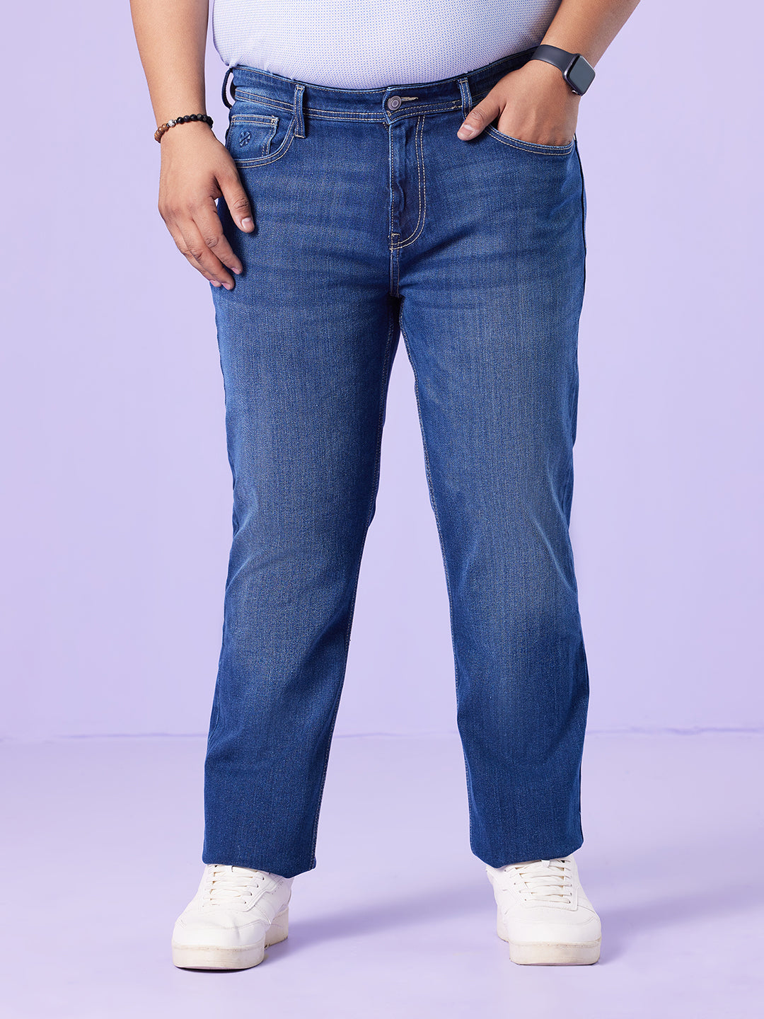 Get Plus Size Plus Size Light Wash James Fit Stretch Jeans | XL-7XL for ...