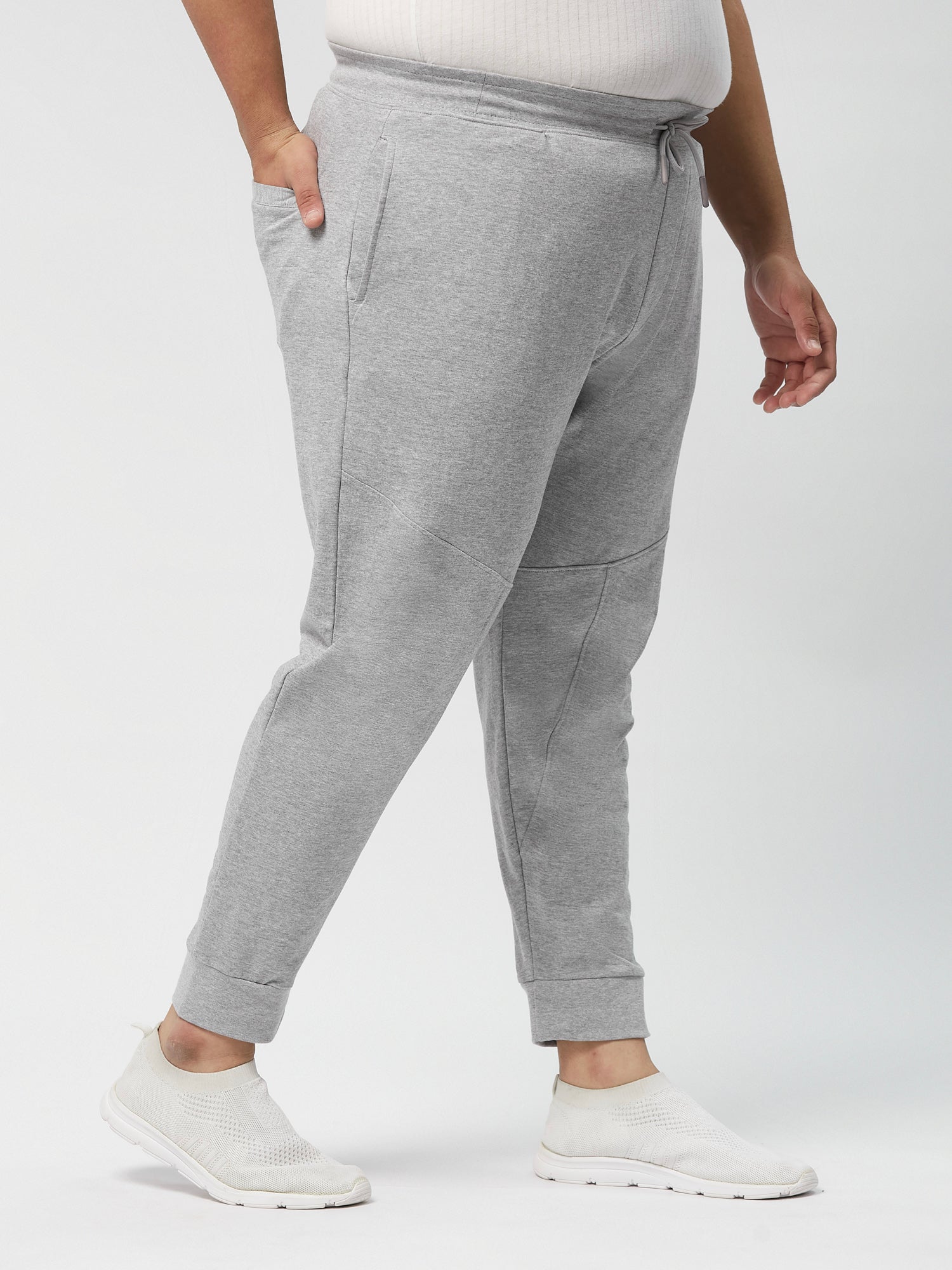 Get Plus Size Plus Size Men Everyday Solid Knit Jogger | XL-7XL for MEN ...