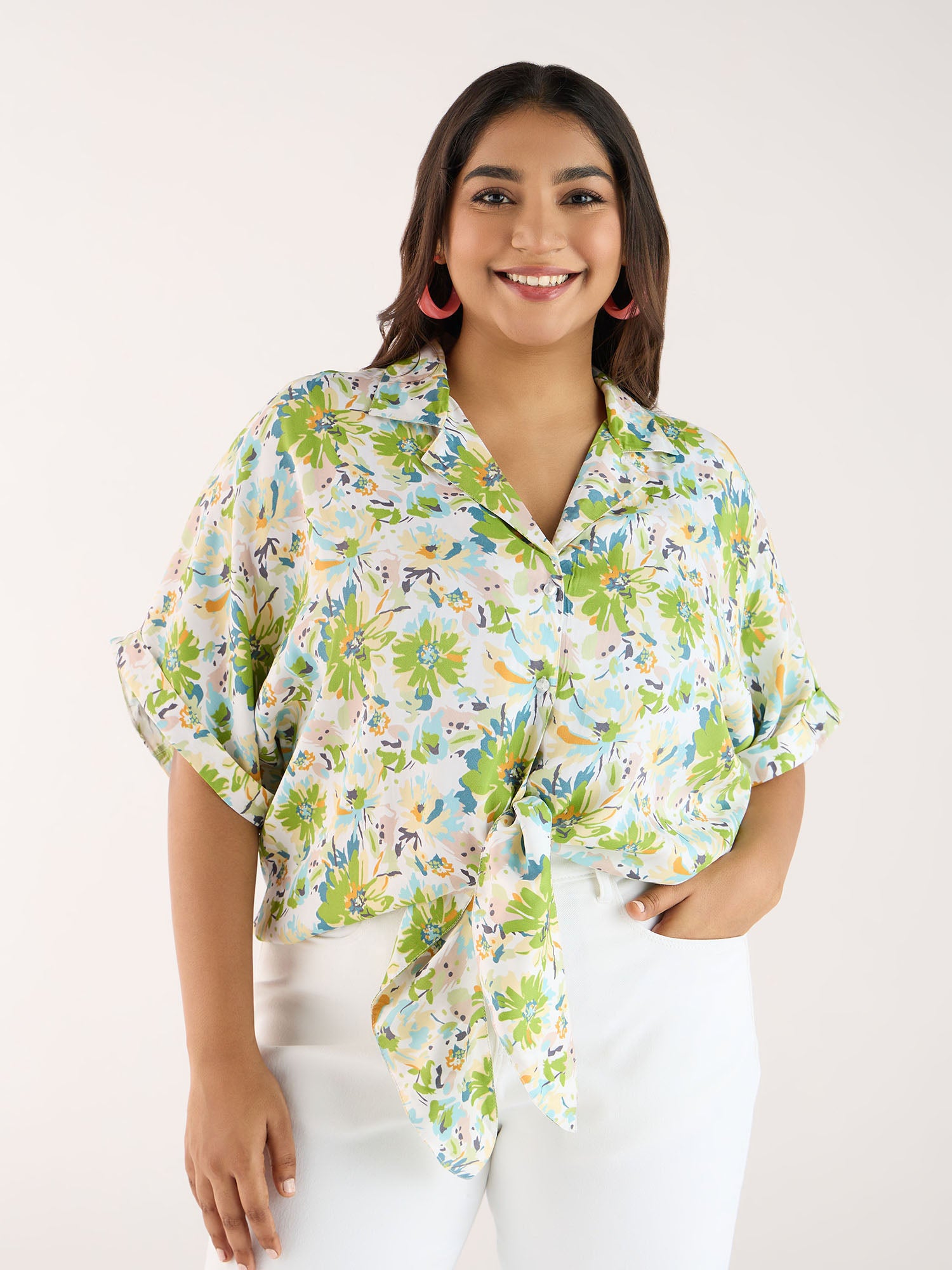 Get Plus Size Plus Size Abstract Floral Printed Top | XL-7XL for WOMEN ...