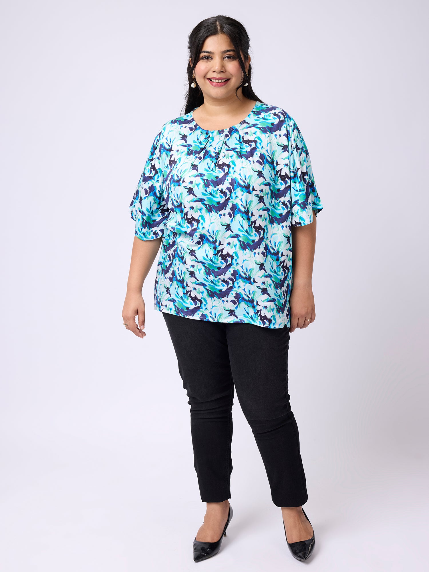 Get Plus Size Plus Size FLORAL PRINTED TOP | XL-7XL for WOMEN | Upto 30 ...